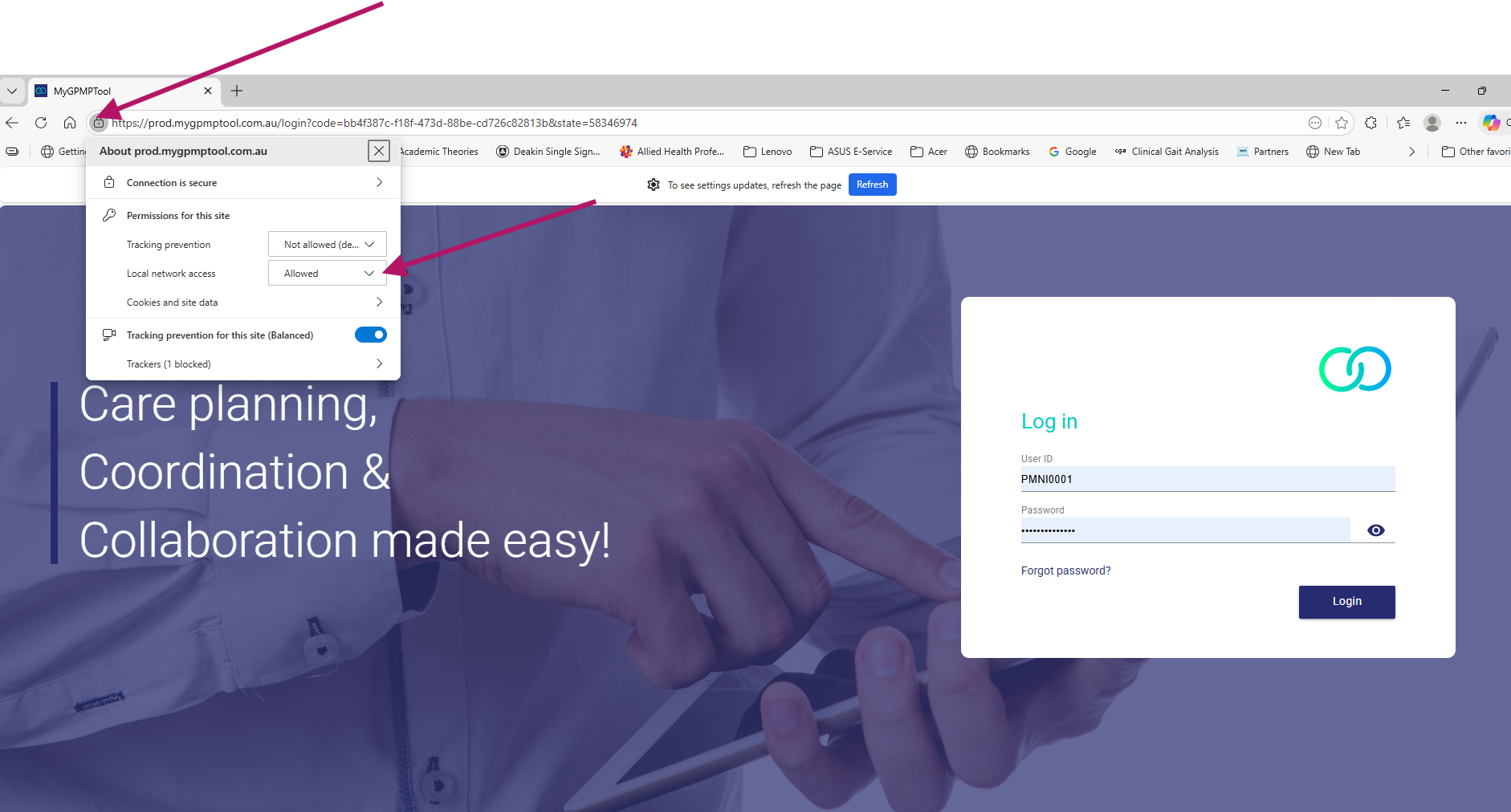 MGT is not launching in Microsoft Edge